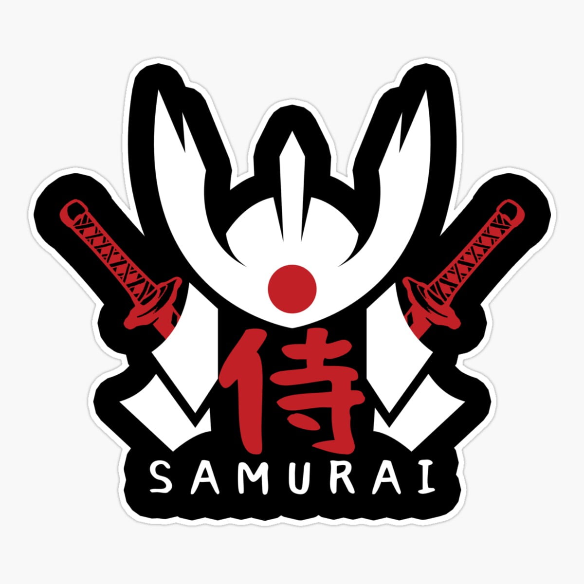 Onim Capturing The Spirit Of The Japanese Samurai Sticker, Phone Decal ...