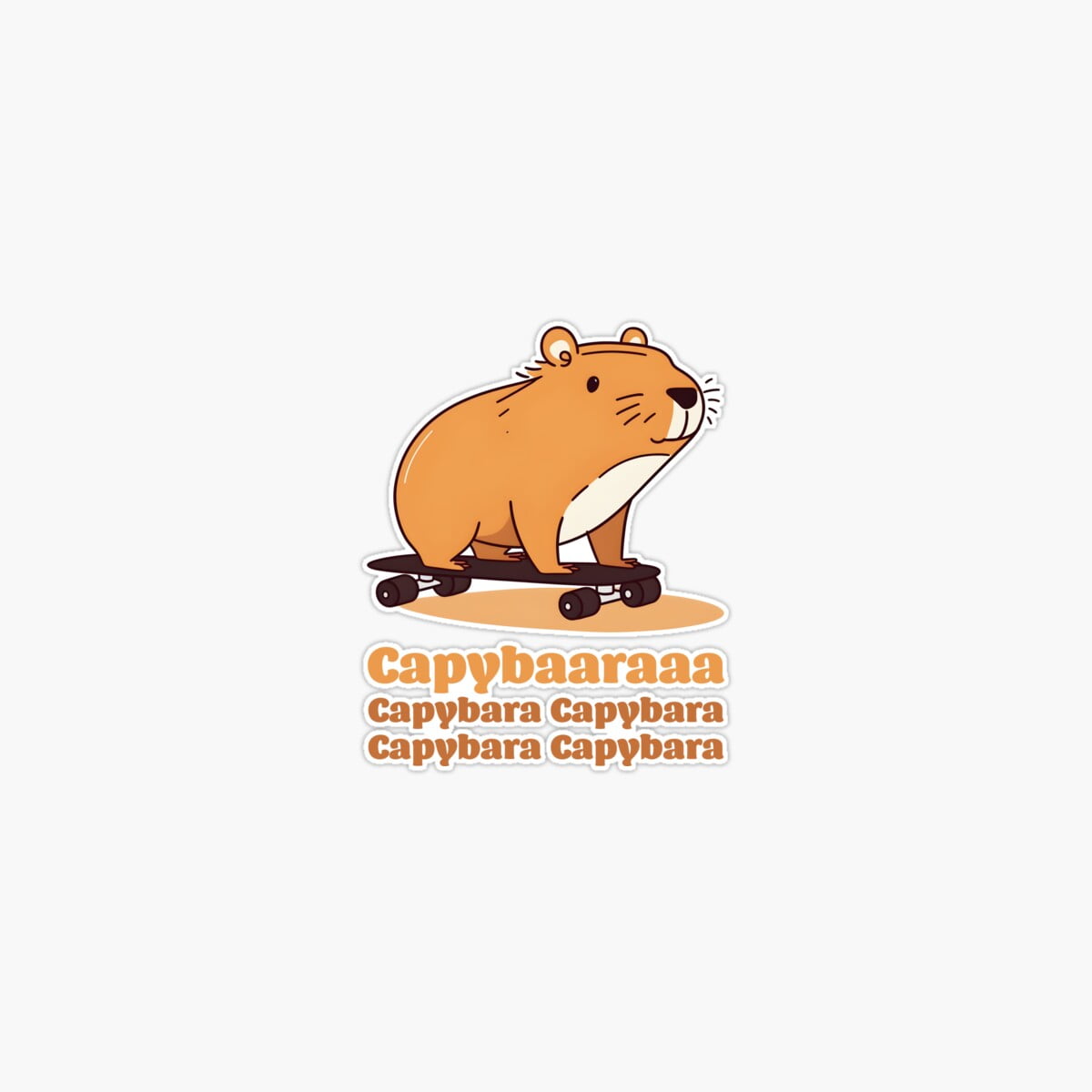 Onim Capybara on Skateboard - A Playful and Iconic Internet Meme ...
