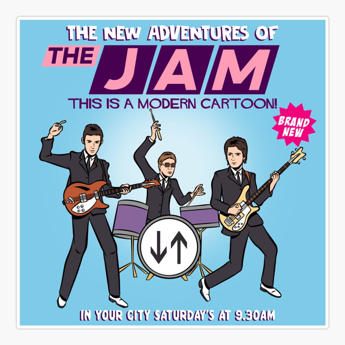 Onim Cartoon Jam Sticker, Phone Decal Water Bottle Stickers Car Decals ...