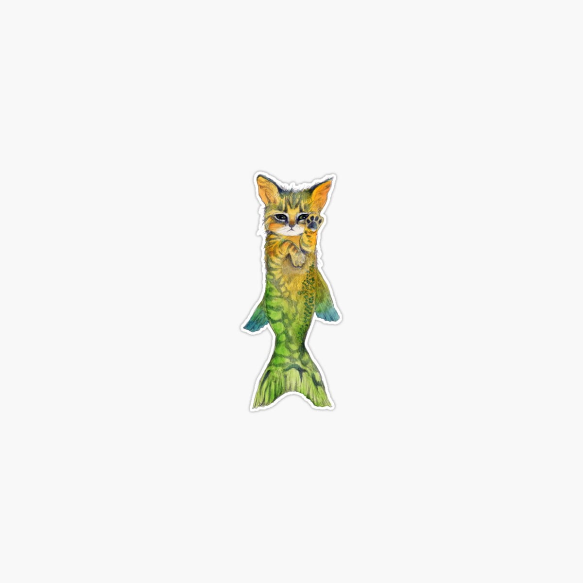 Onim Catfish Sticker - Walmart.com
