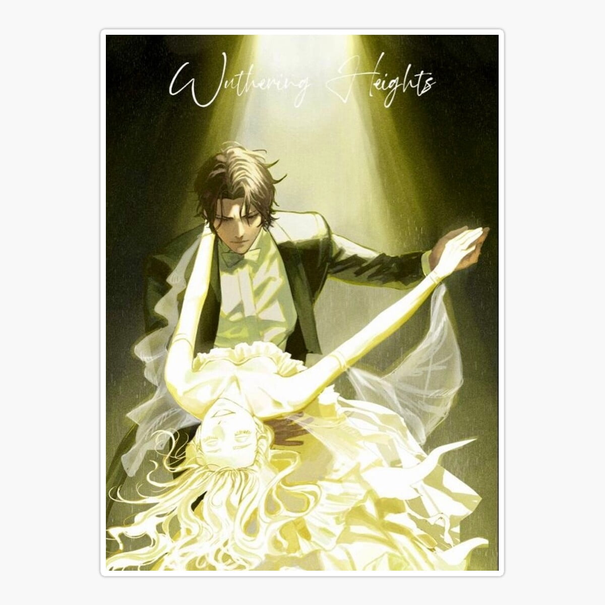Onim Catherine'S Ghost Heathcliff Dance Sticker, Phone Decal Water ...