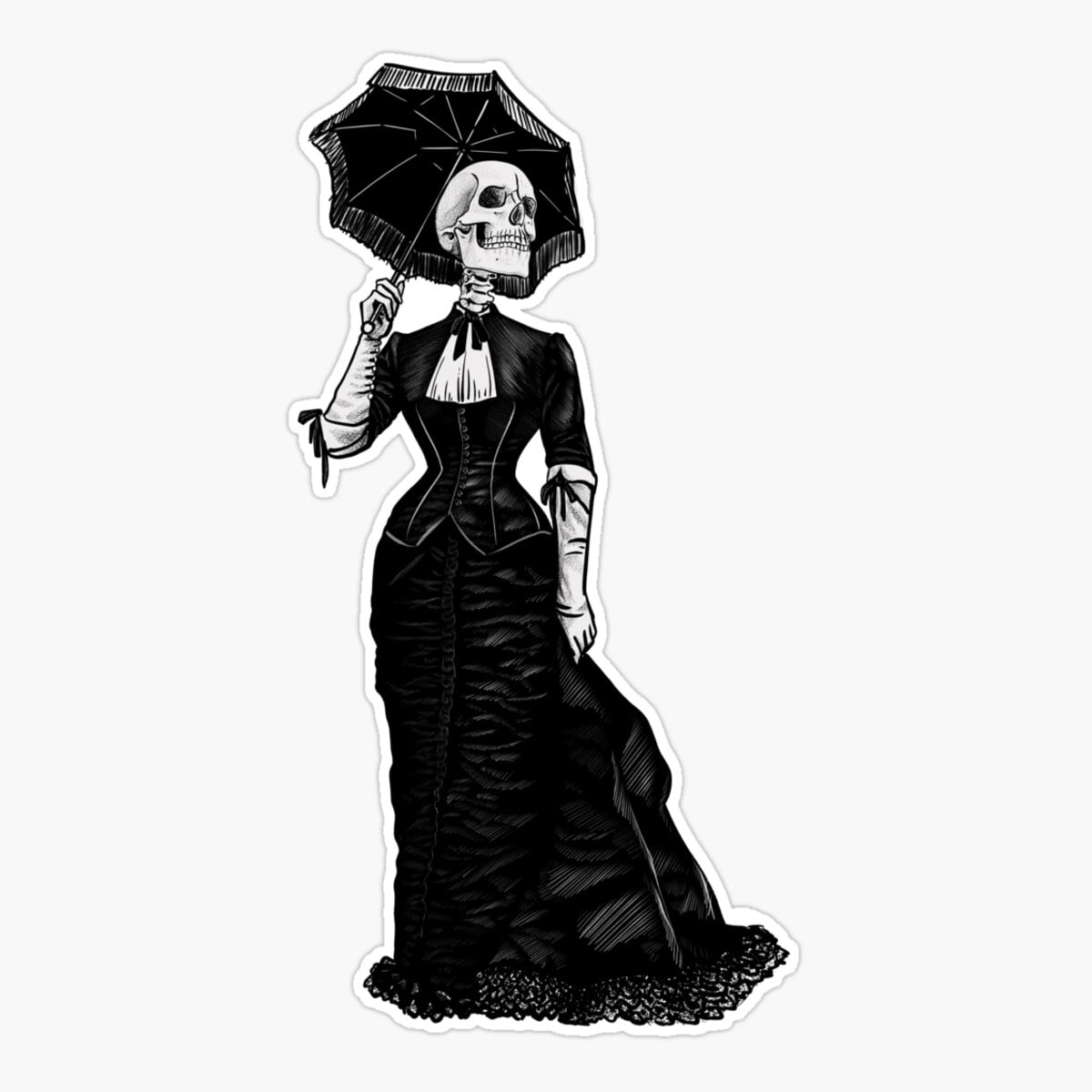 Onim Cemetery Stroll Sticker, Phone Decal Water Bottle Stickers Car ...