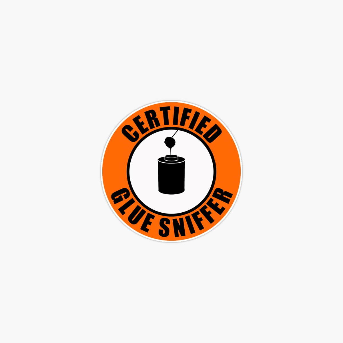 Onim Certified Glue Sniffer Pvc Sticker, Phone Decal Water Bottle ...