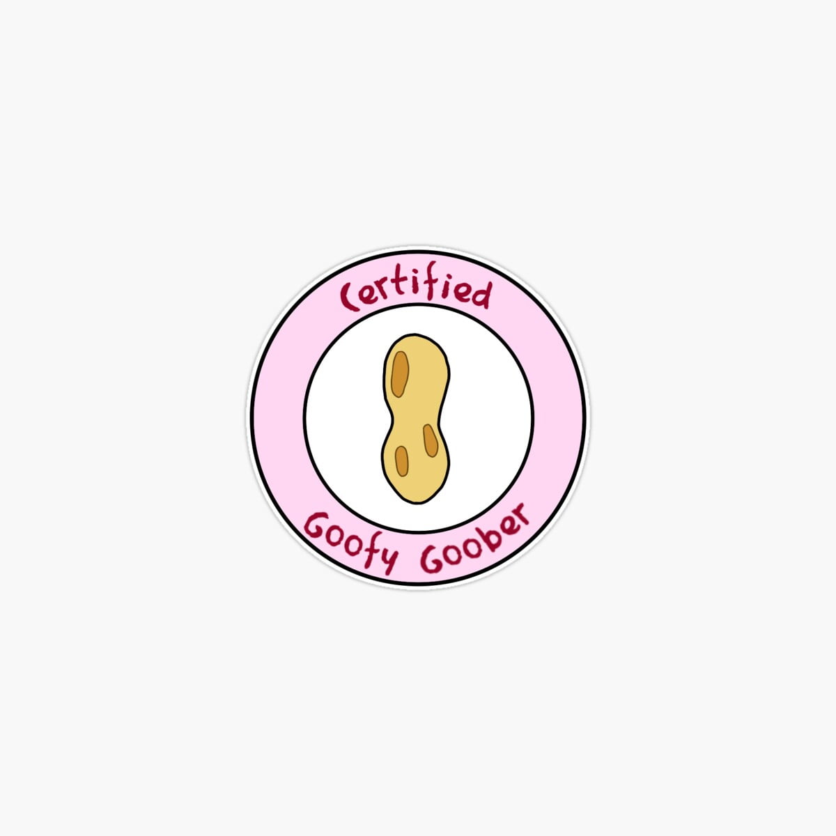 Onim Certified Goofy Goober Sticker, Phone Decal Water Bottle Stickers ...