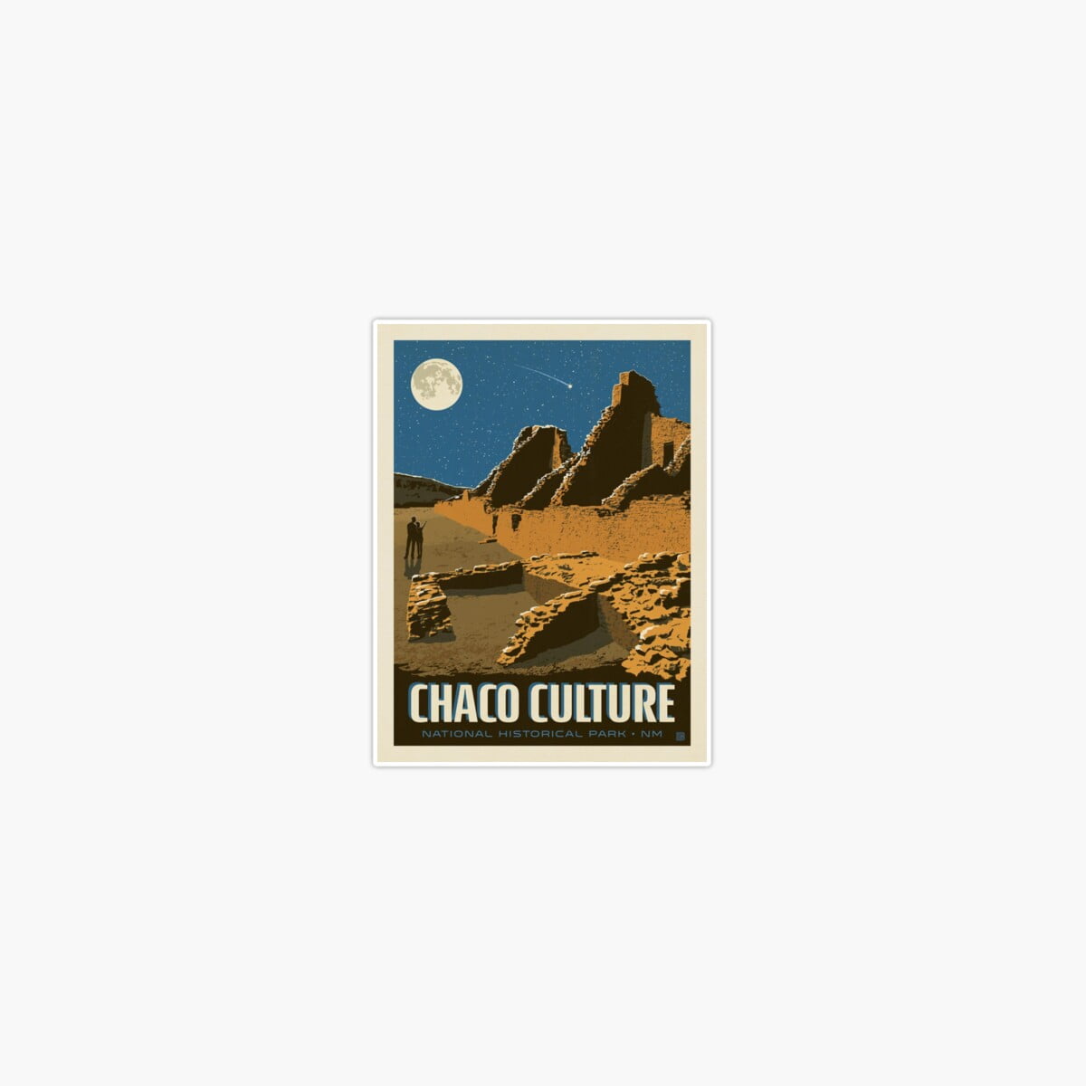 Onim Chaco Culture National Historical Park New Mexico Sticker, Phone ...