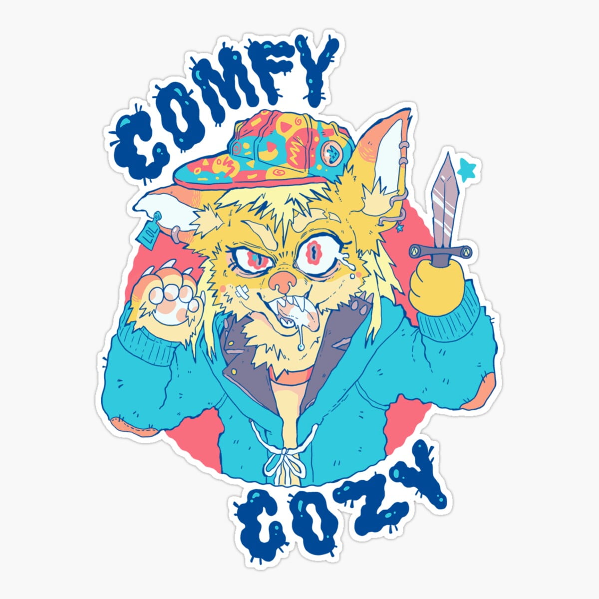 Onim Chameleoff, Chameleon Sticker, Phone Decal Water Bottle Stickers ...