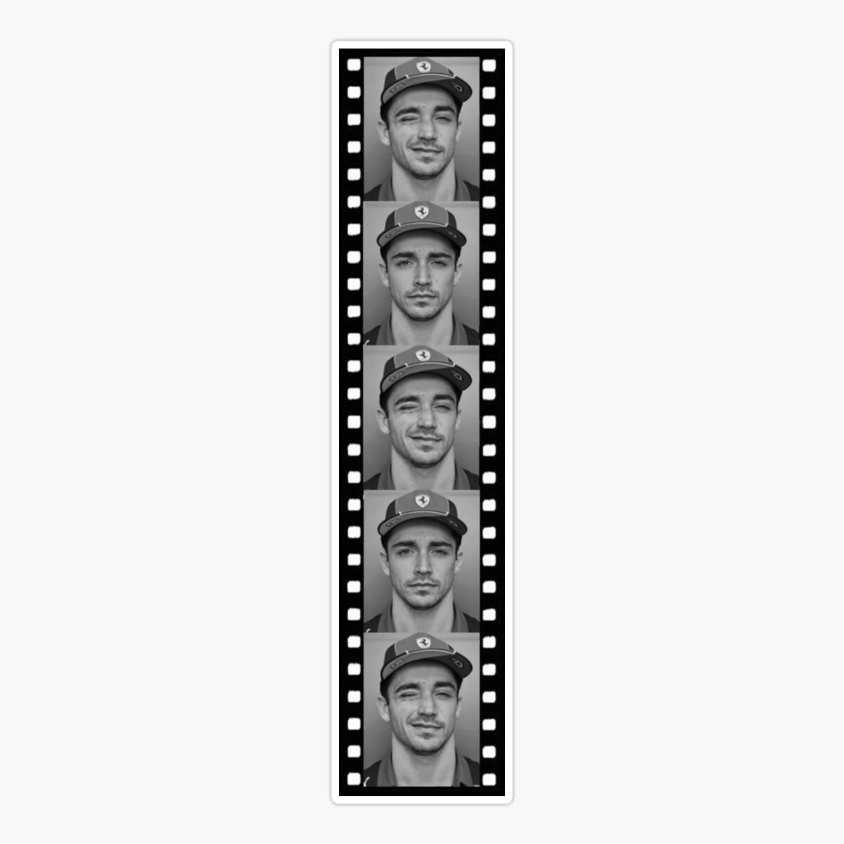 Onim Charles Leclerc Photobooth Bookmark Sticker Sticker, Phone Decal ...
