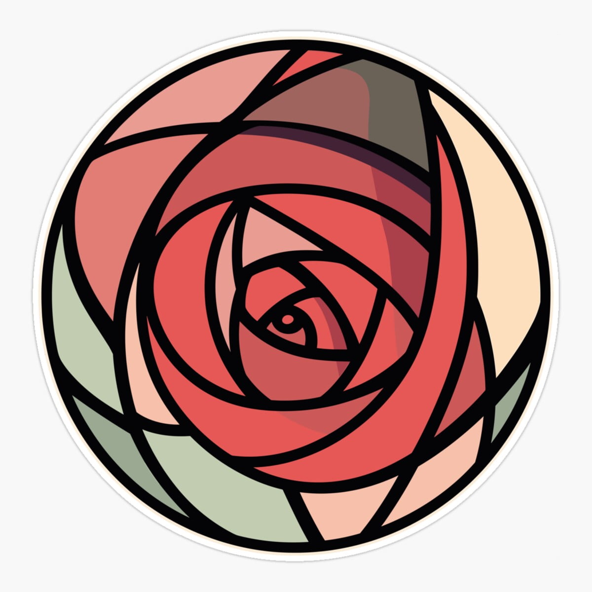 Onim Charles Rennie Mackintosh Rose 2023 Sticker, Phone Decal Water ...