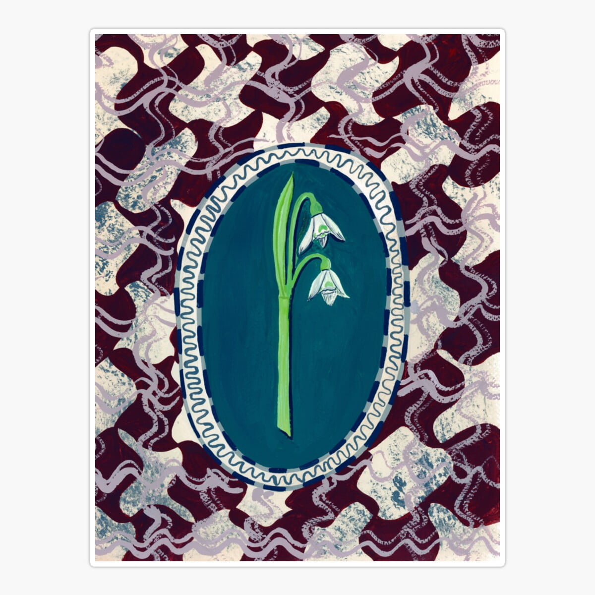 Onim Charleston And Bloomsbury Group-Inspired Snow Drop Art By Jemma ...