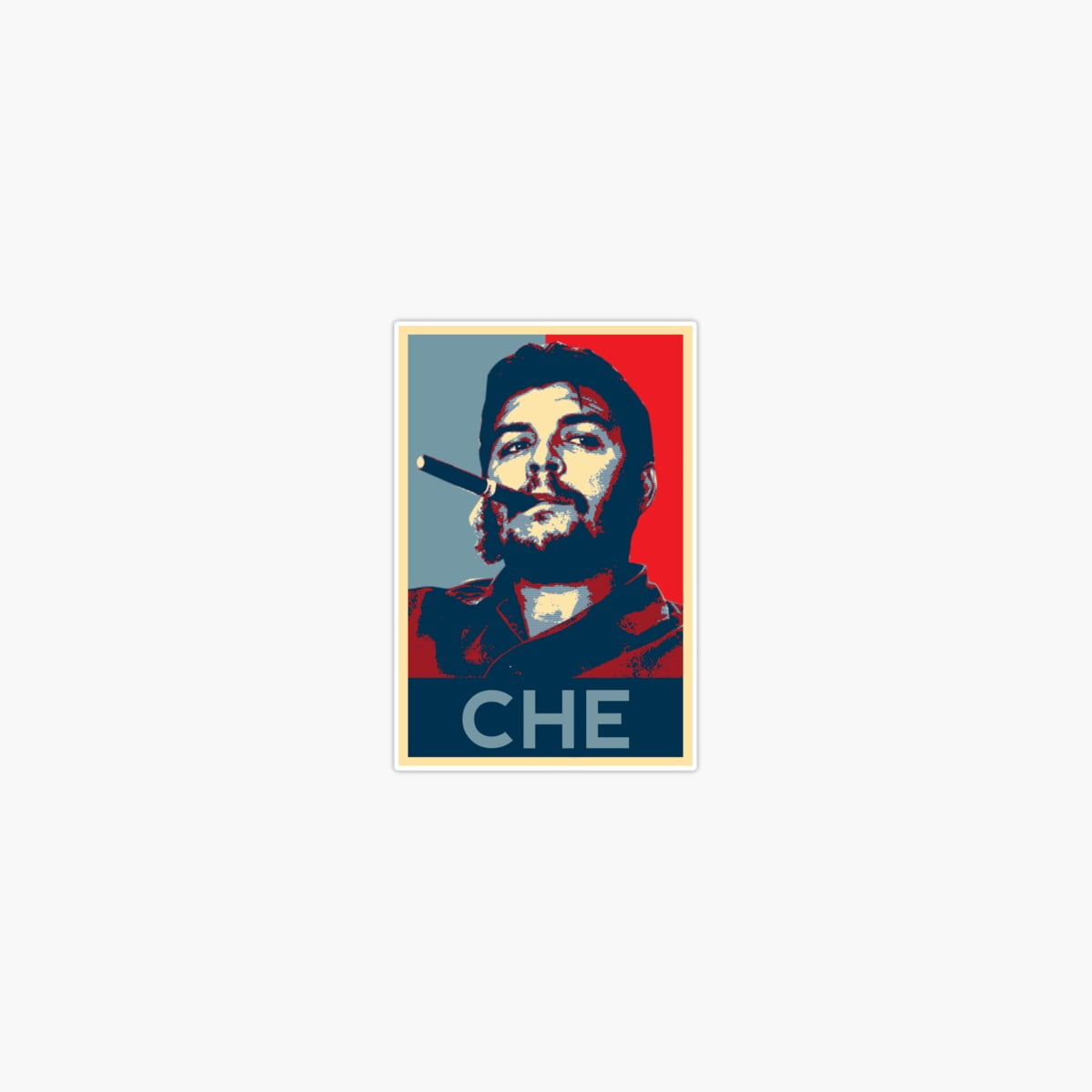 Onim Che Guevara Hope Poster Sticker - Walmart.com