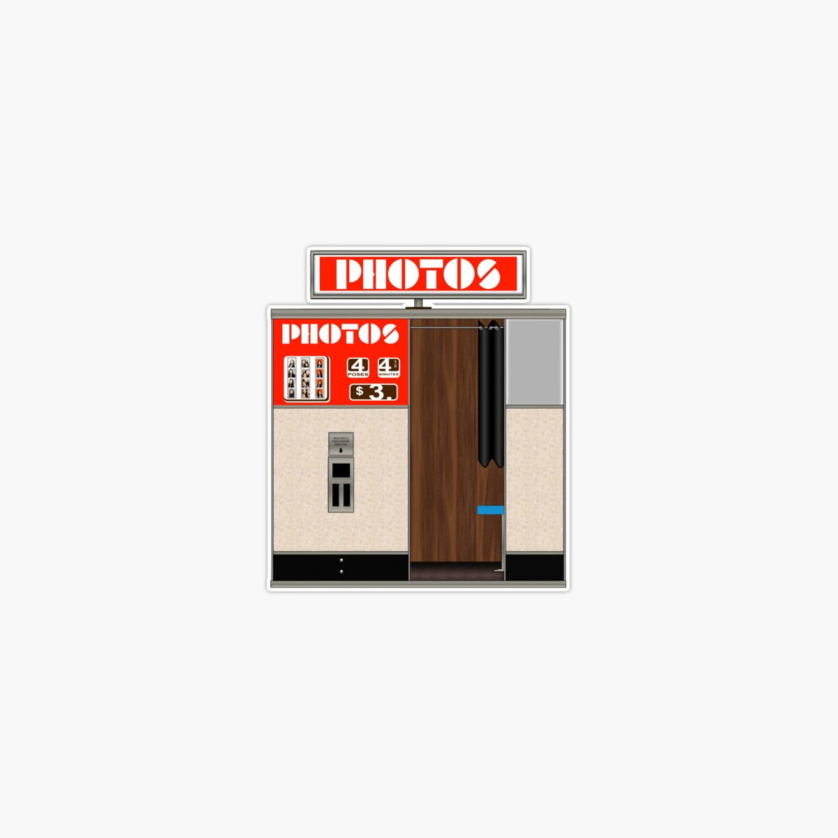 Onim Chemical Photobooth Sticker - Walmart.com
