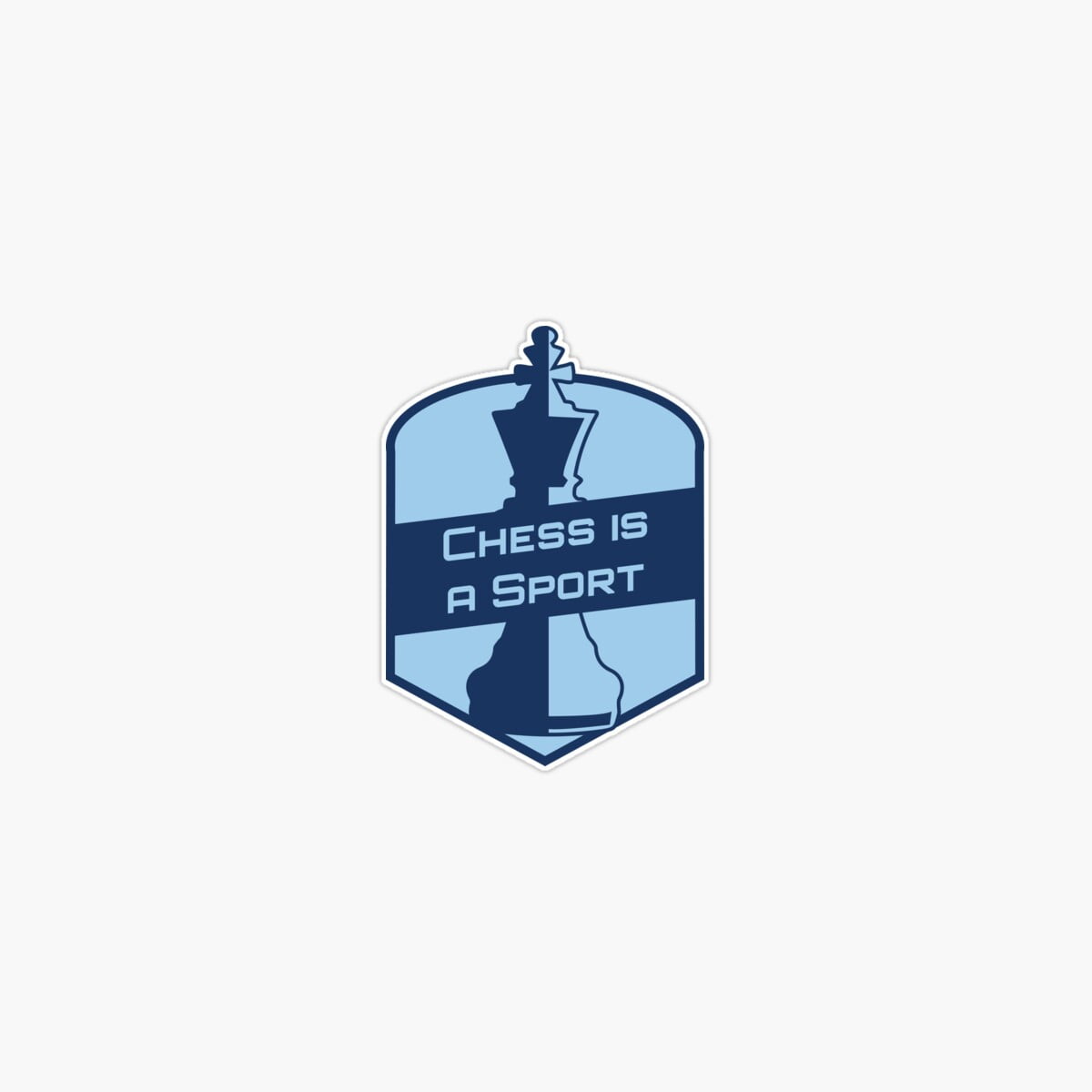 Onim Chess Is A Sport Badge Sticker, Phone Decal Water Bottle Stickers ...
