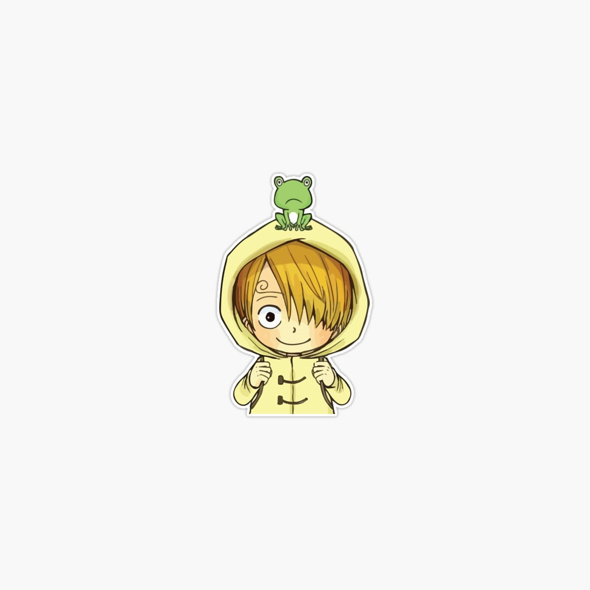 Onim Chibi Sanji Sticker, Phone Decal Water Bottle Stickers Car Decals ...