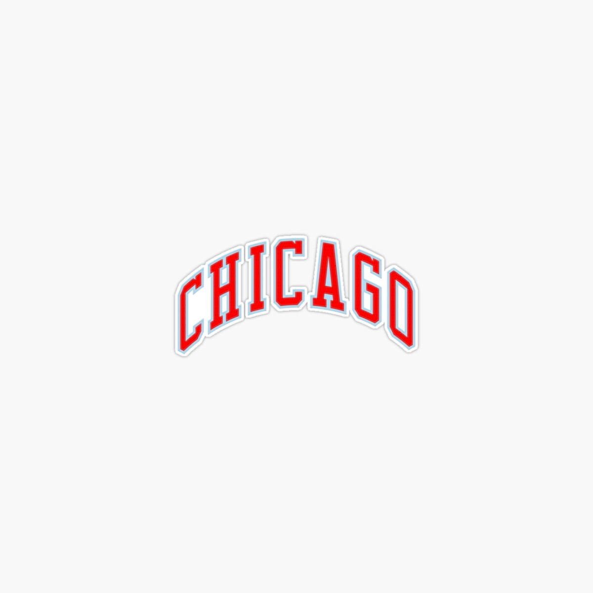 Onim Chicago Sticker, Phone Decal Water Bottle Stickers Car Decals ...