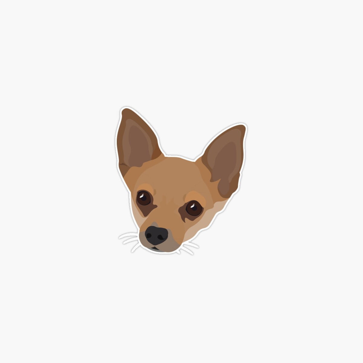 Onim Chihuahua - Big Ears - The Better To Hear You With Sticker, Phone ...