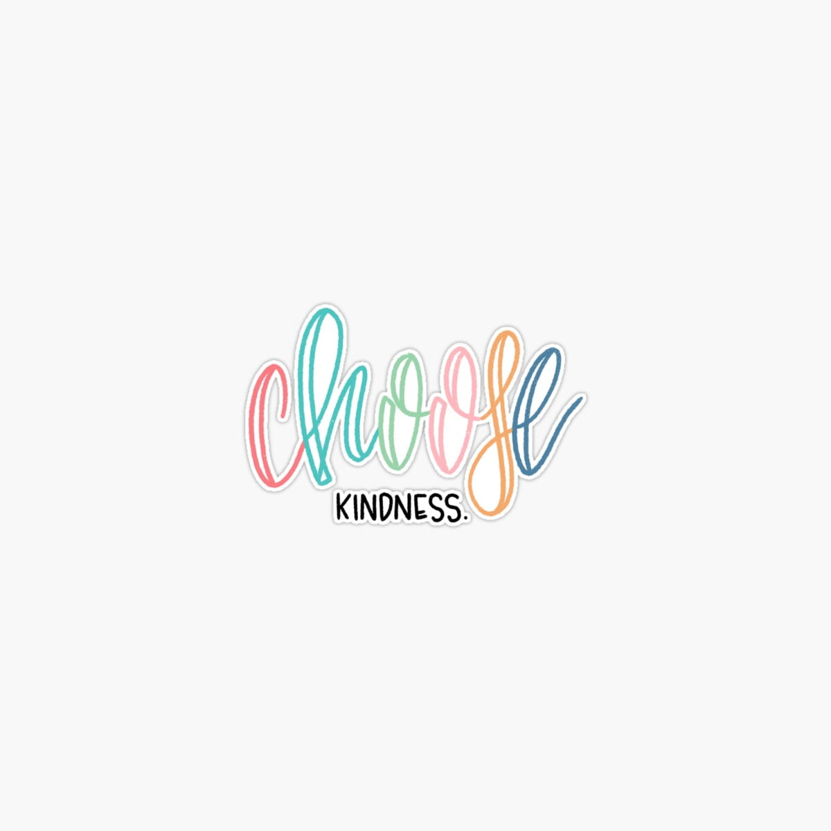Onim Choose Kindness Sticker, Phone Decal Water Bottle Stickers Car ...