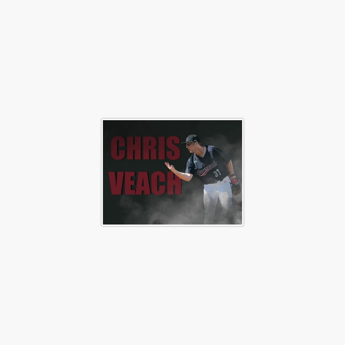 Onim Chris Veach Sticker, Phone Decal Water Bottle Stickers Car Decals ...