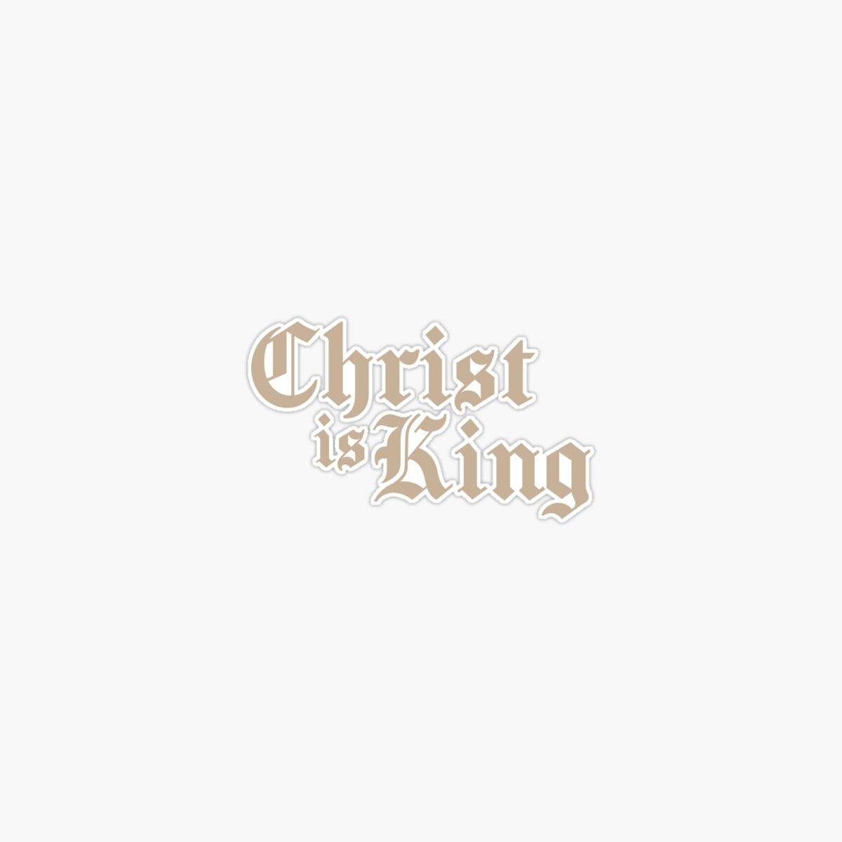 Onim Christ Is King Sticker, Phone Decal Water Bottle Stickers Car ...