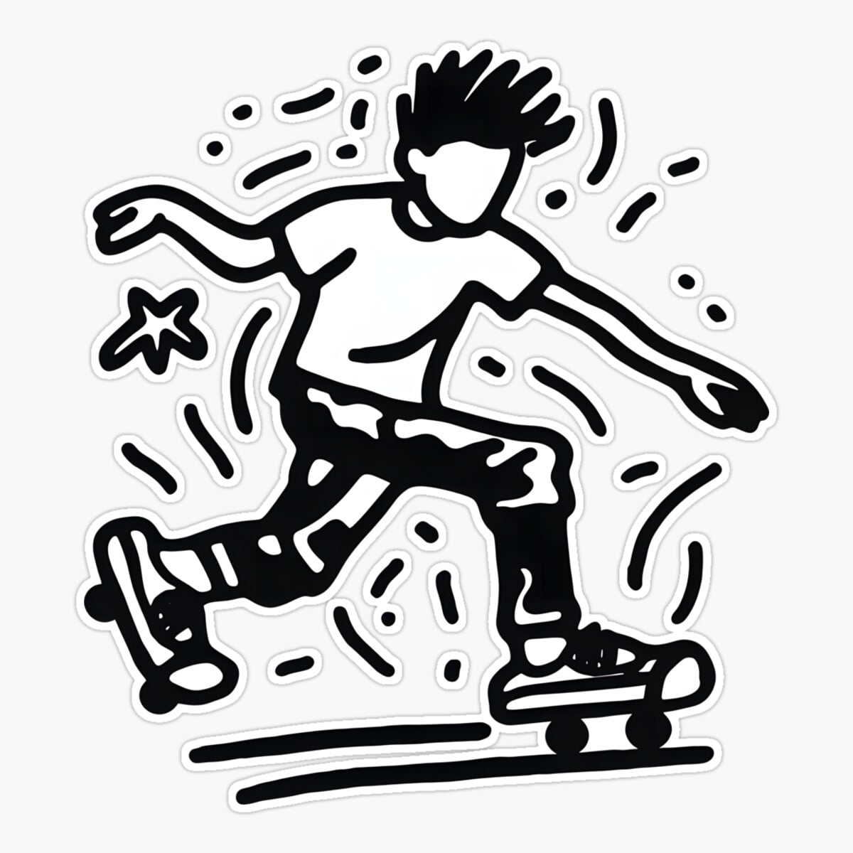 Onim Chronically Overwhelmed Possum Sticker, Phone Decal Water Bottle ...