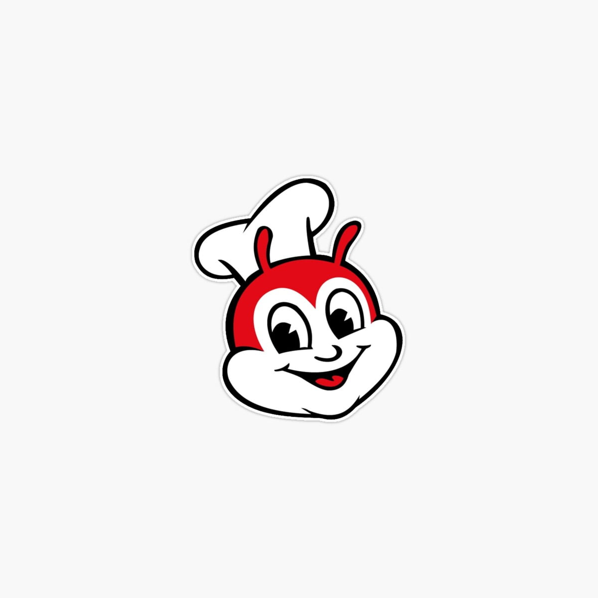 Onim Classic Jollibee Fast Food Logo Sticker, Phone Decal Water Bottle ...