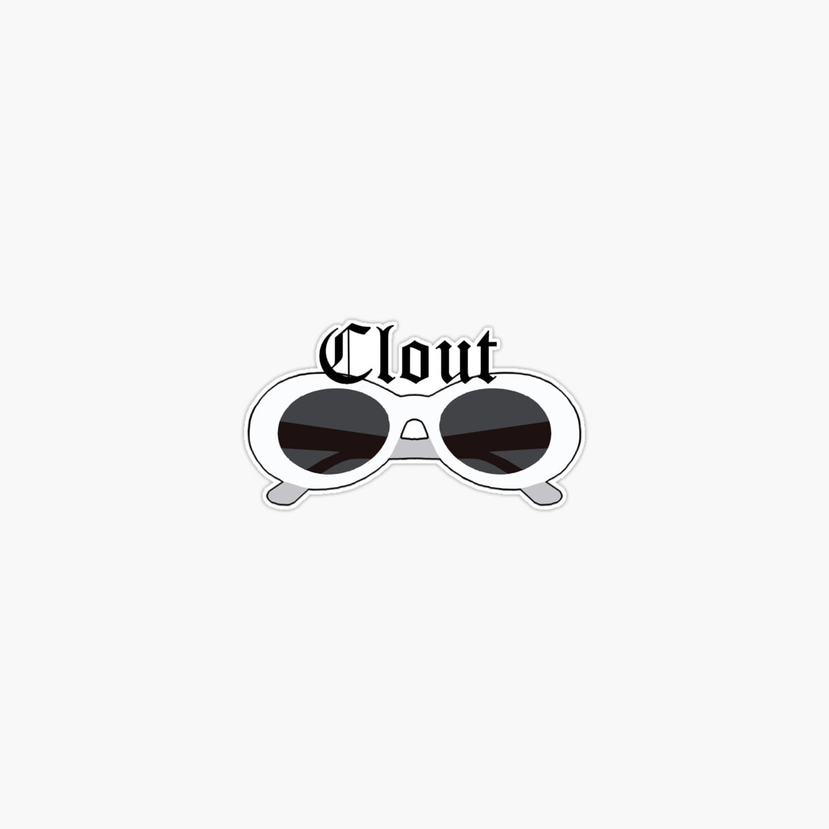 Onim Clout Goggles Sticker, Phone Decal Water Bottle Stickers Car ...