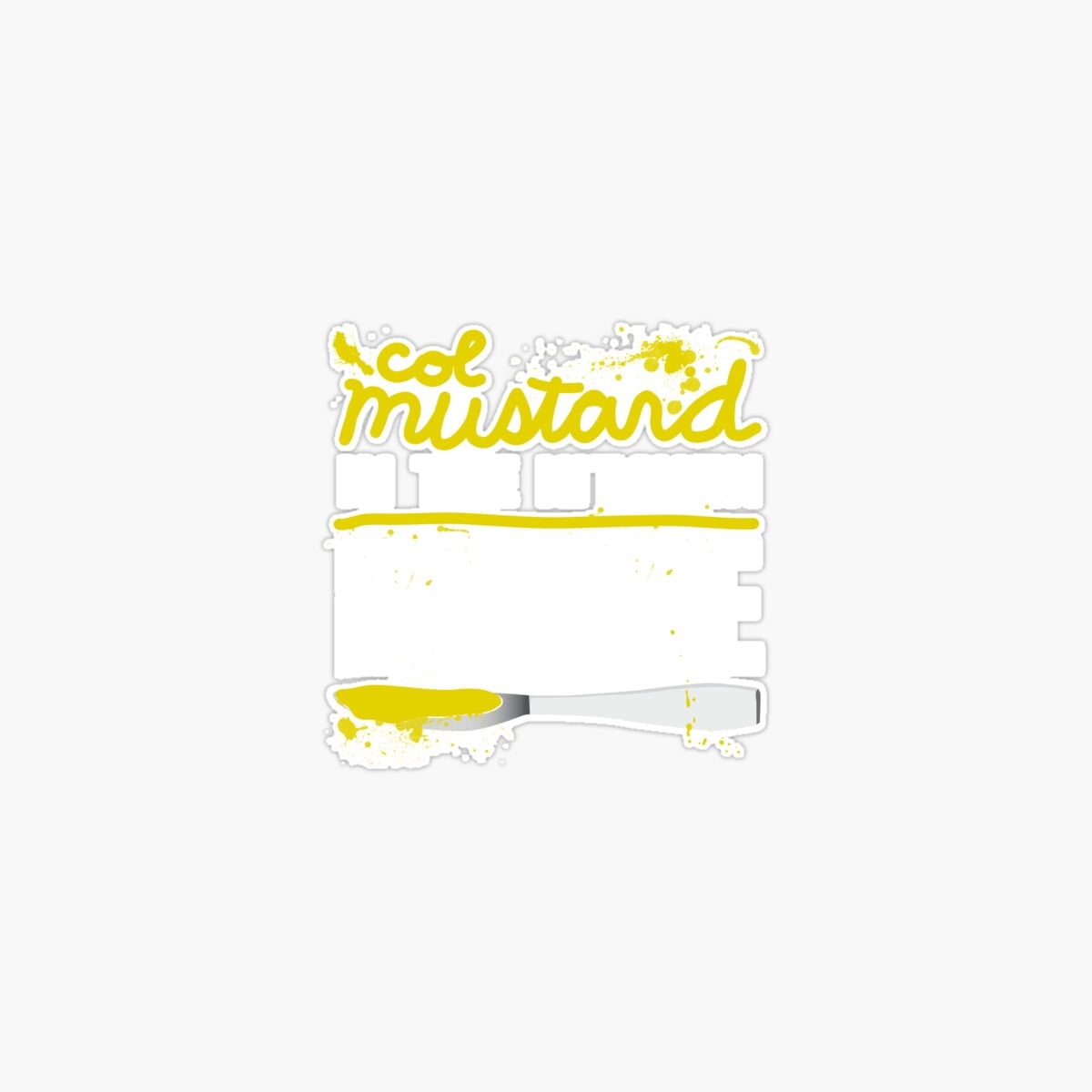Onim Colonel Mustard Sticker, Phone Decal Water Bottle Stickers Car ...