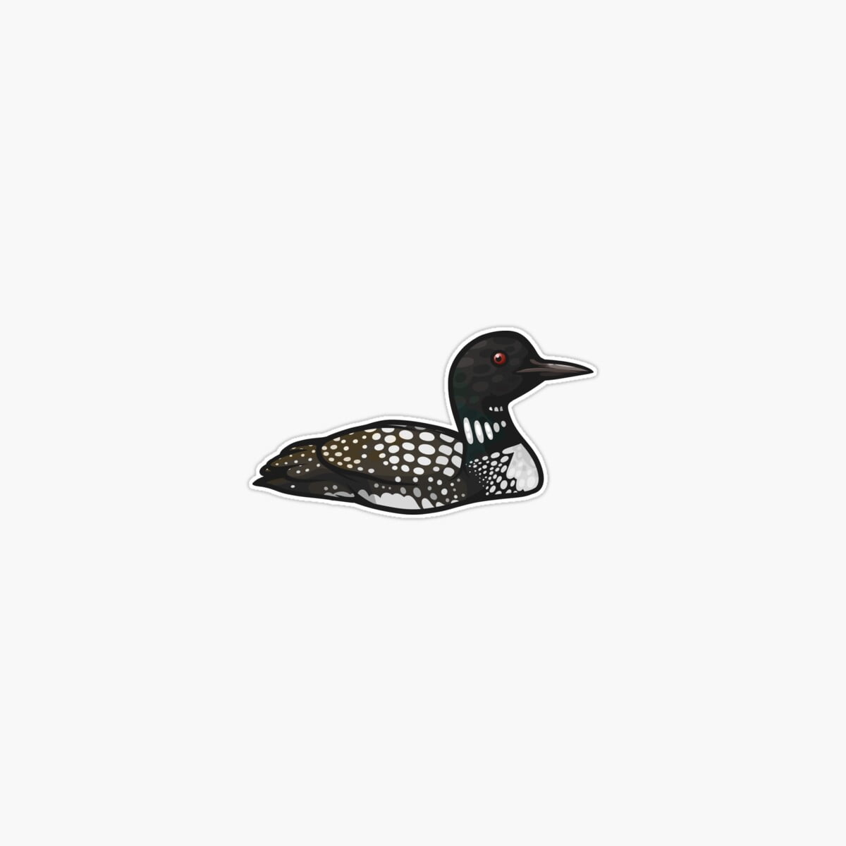 Onim Common Loon Sticker - Walmart.com