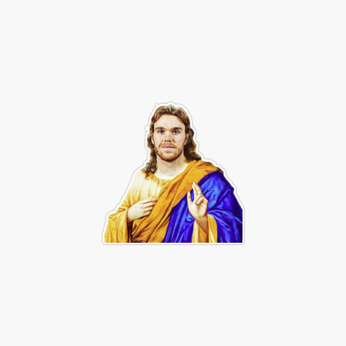 Onim Connor Mcjesus Sticker Sticker, Phone Decal Water Bottle Stickers ...
