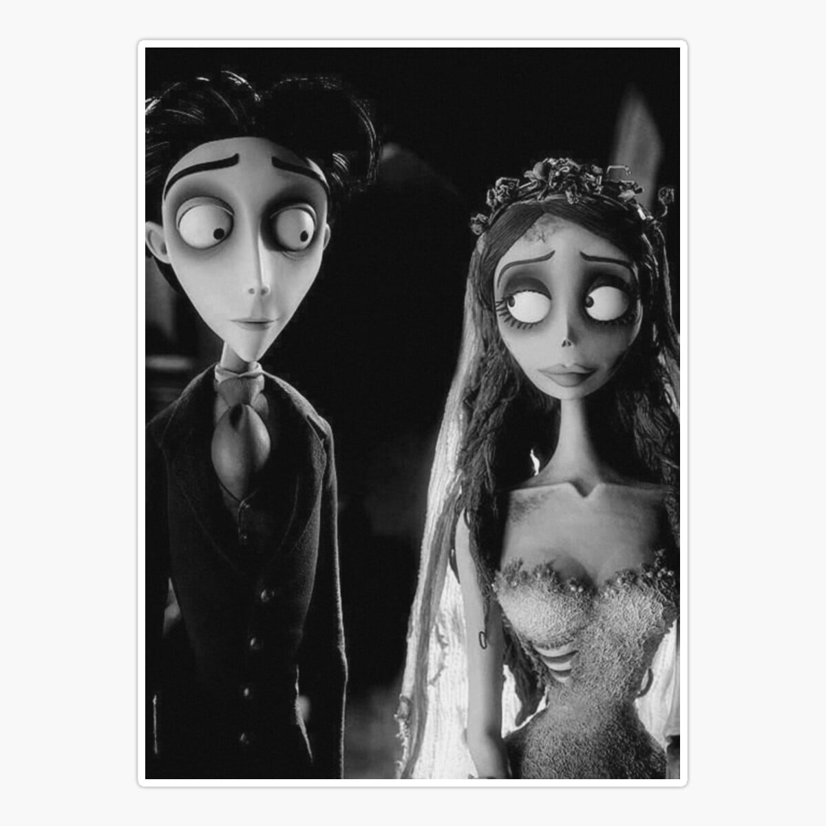 Onim Corpse Bride Sticker, Phone Decal Water Bottle Stickers Car Decals ...