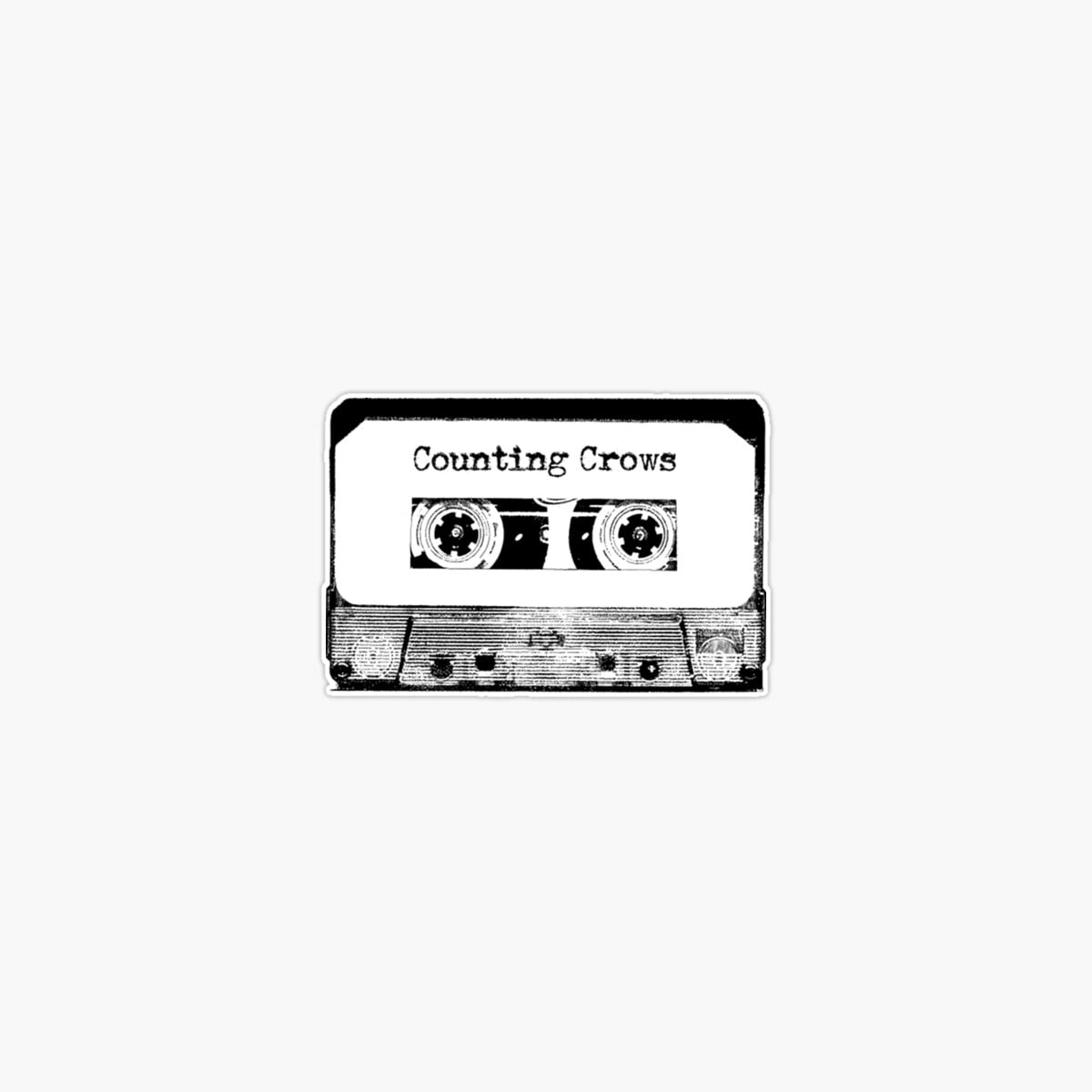 Onim Counting Crows Cassette Tape Sticker, Phone Decal Water Bottle ...