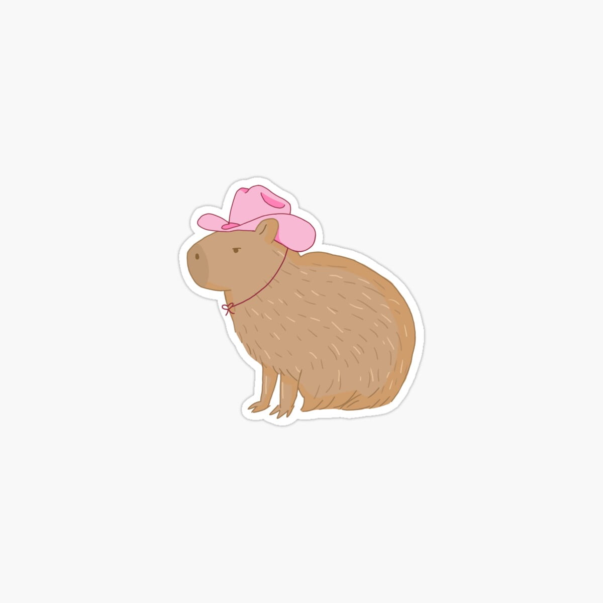 Onim Cowboy Capybara Sticker, Phone Decal Water Bottle Stickers Car ...