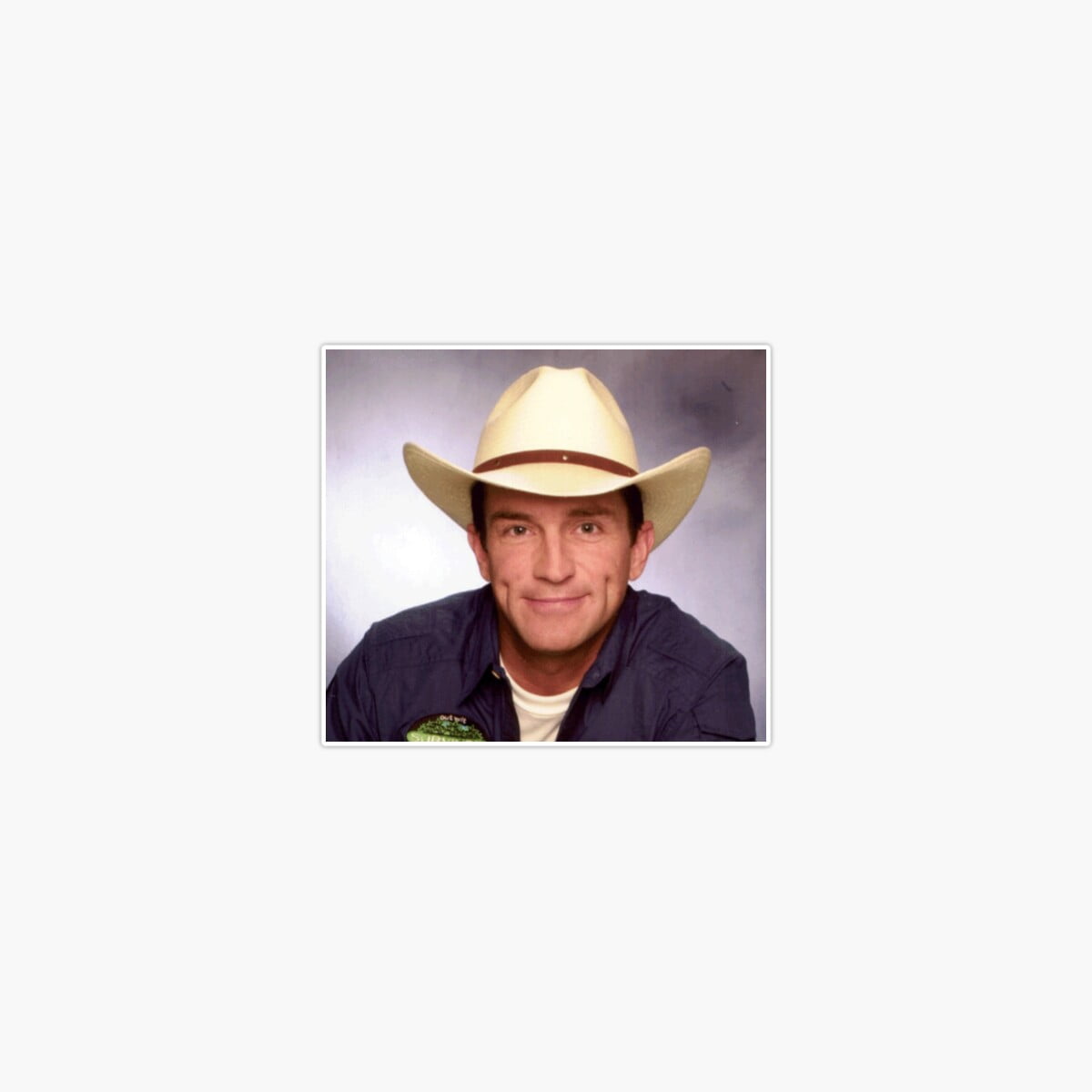 Onim Cowboy Jeff Probst Sticker, Phone Decal Water Bottle Stickers Car ...