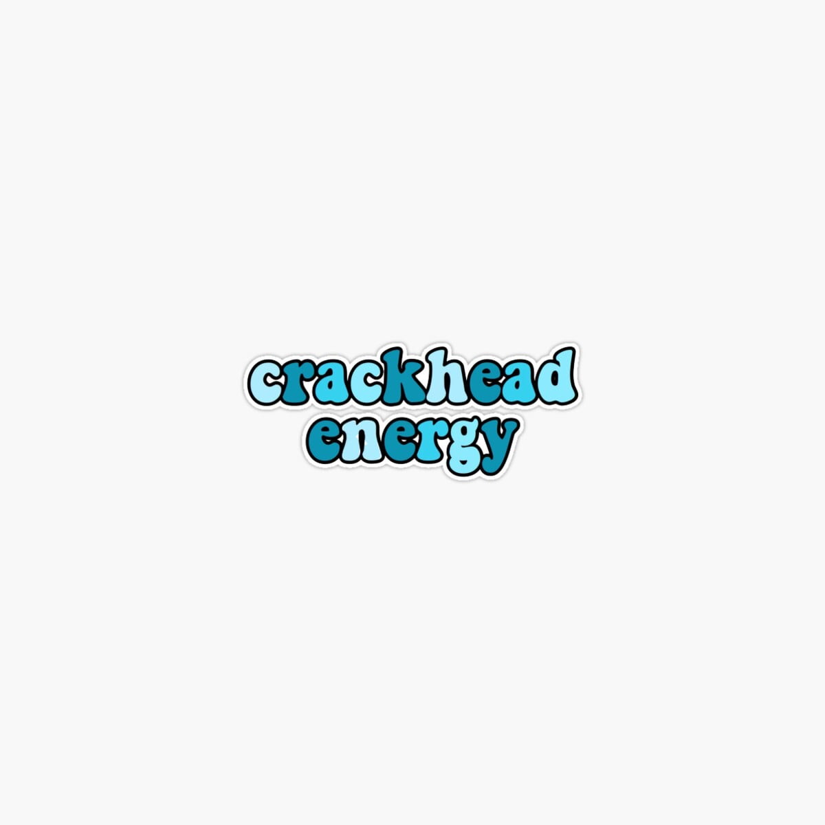 Onim Crackhead Energy Sticker, Phone Decal Water Bottle Stickers Car Decals, Funny Birthday Gift ...