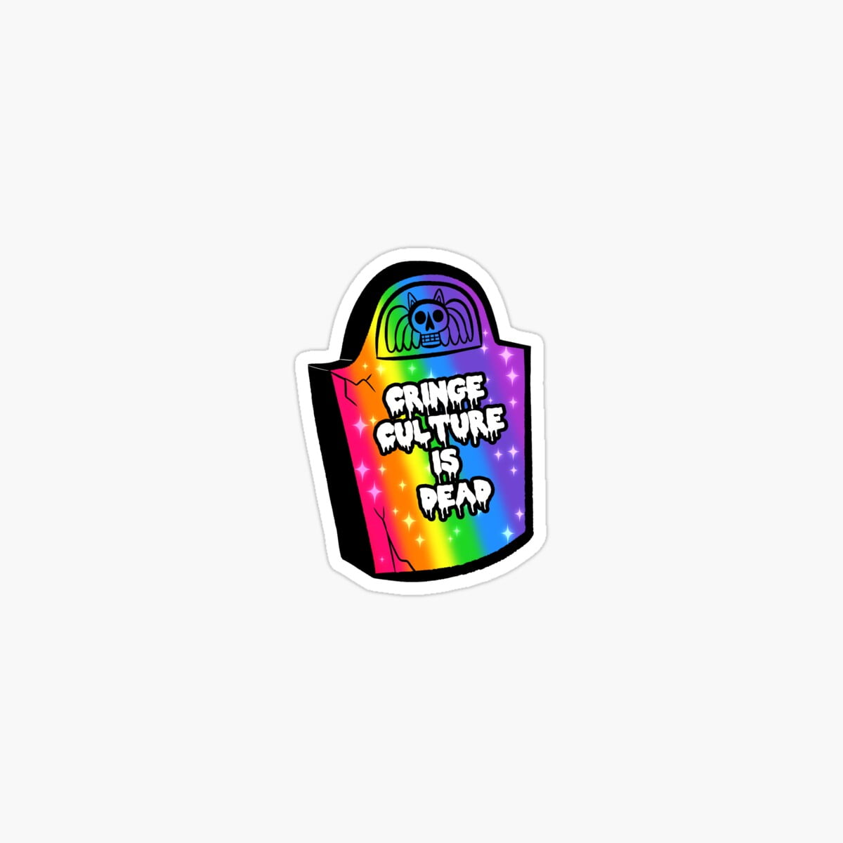 Onim Cringe Culture is Dead Sticker - Walmart.com