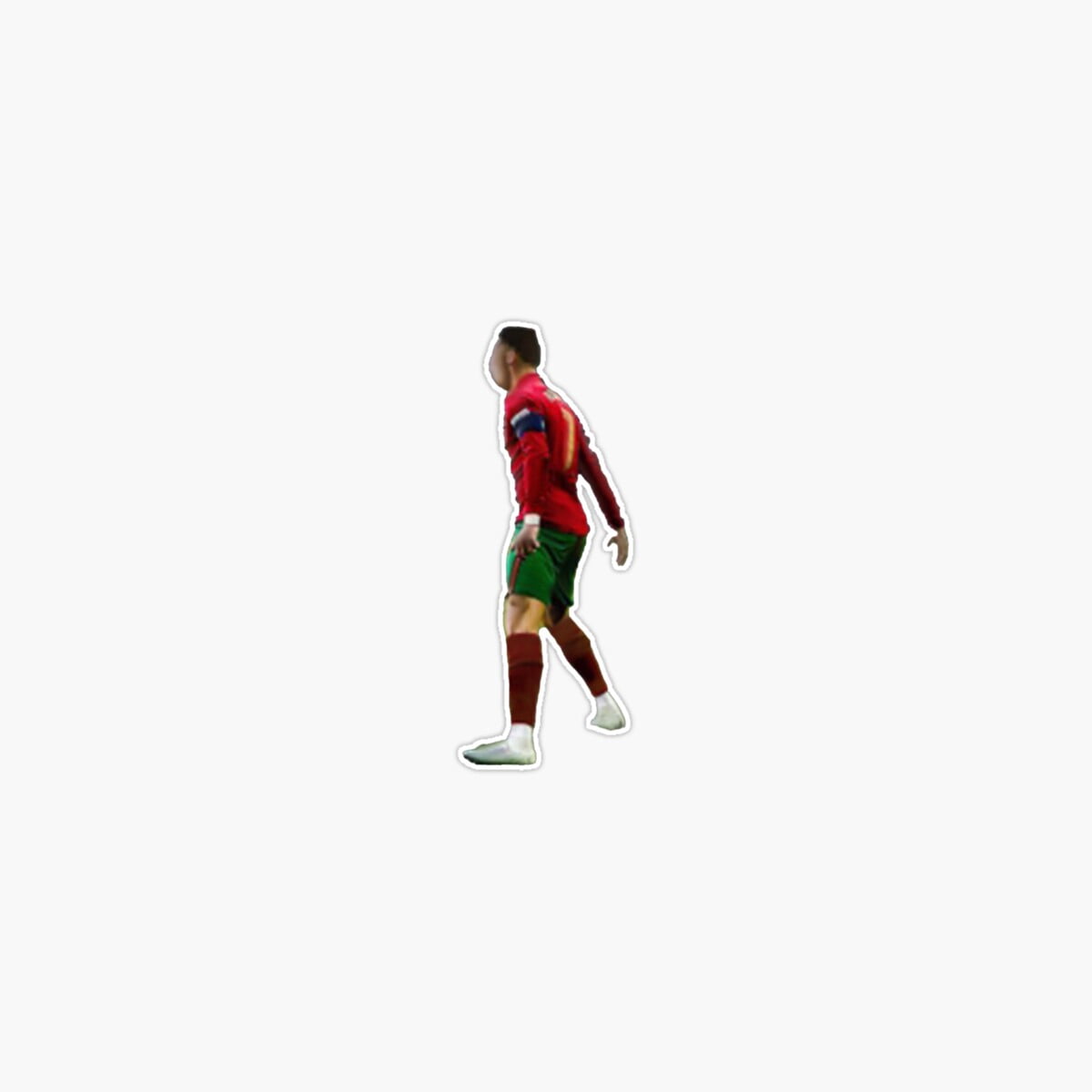 Onim Cristiano Ronaldo For Portugal Sticker, Phone Decal Water Bottle ...