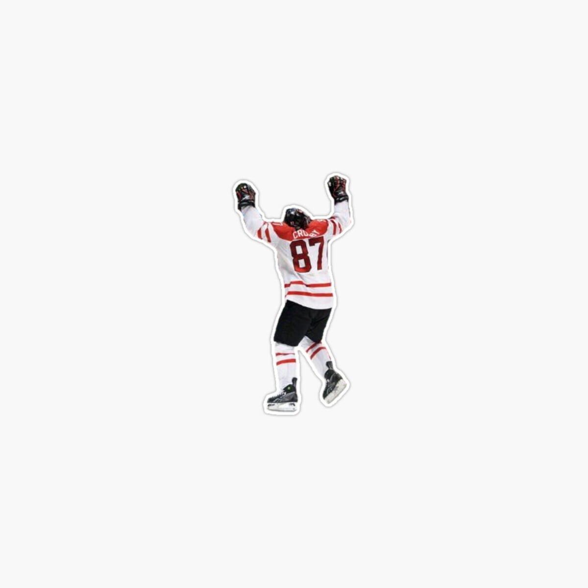 Onim Crosby Golden Goal Celly Sticker, Phone Decal Water Bottle ...