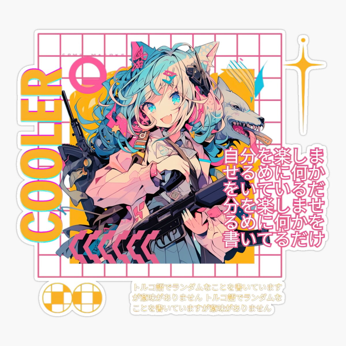 Onim Cute Deer/Fawn With Wings Sticker, Phone Decal Water Bottle ...