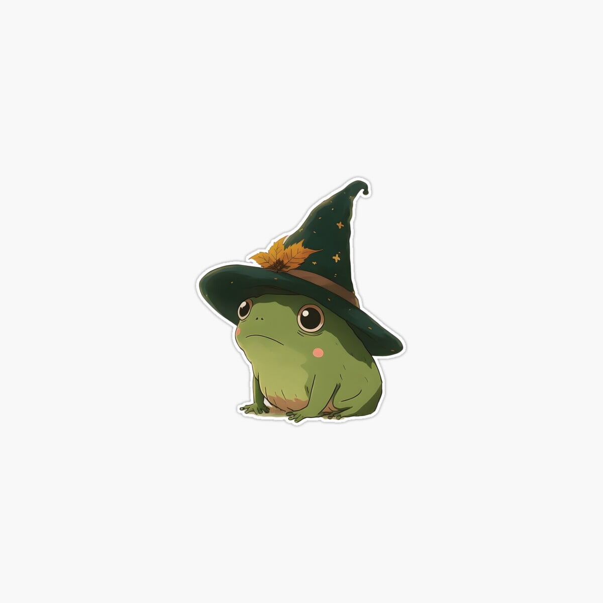 Onim Cute Little Witchy Frog Sticker, Phone Decal Water Bottle Stickers ...