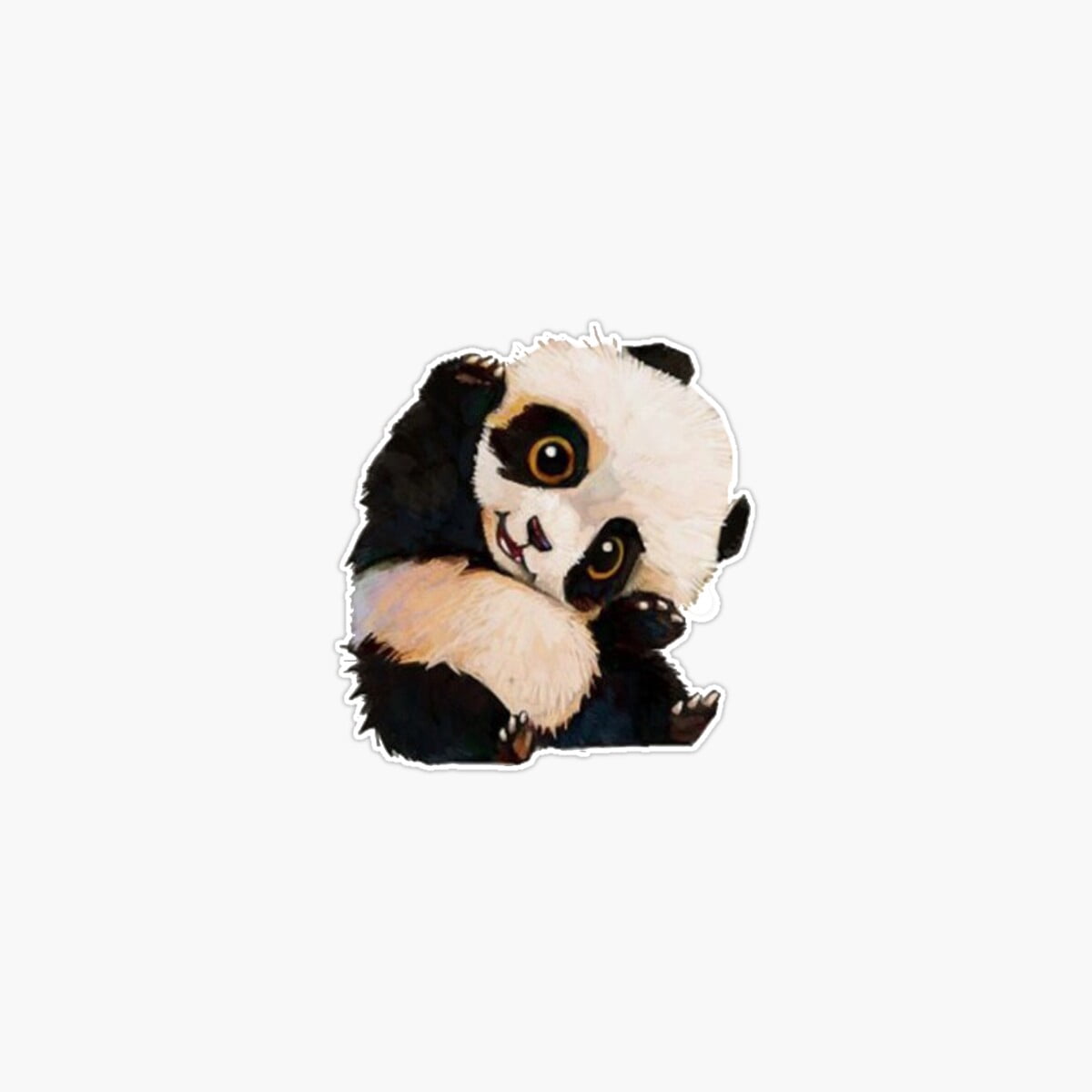Onim Cute Panda Sticker, Phone Decal Water Bottle Stickers Car Decals ...
