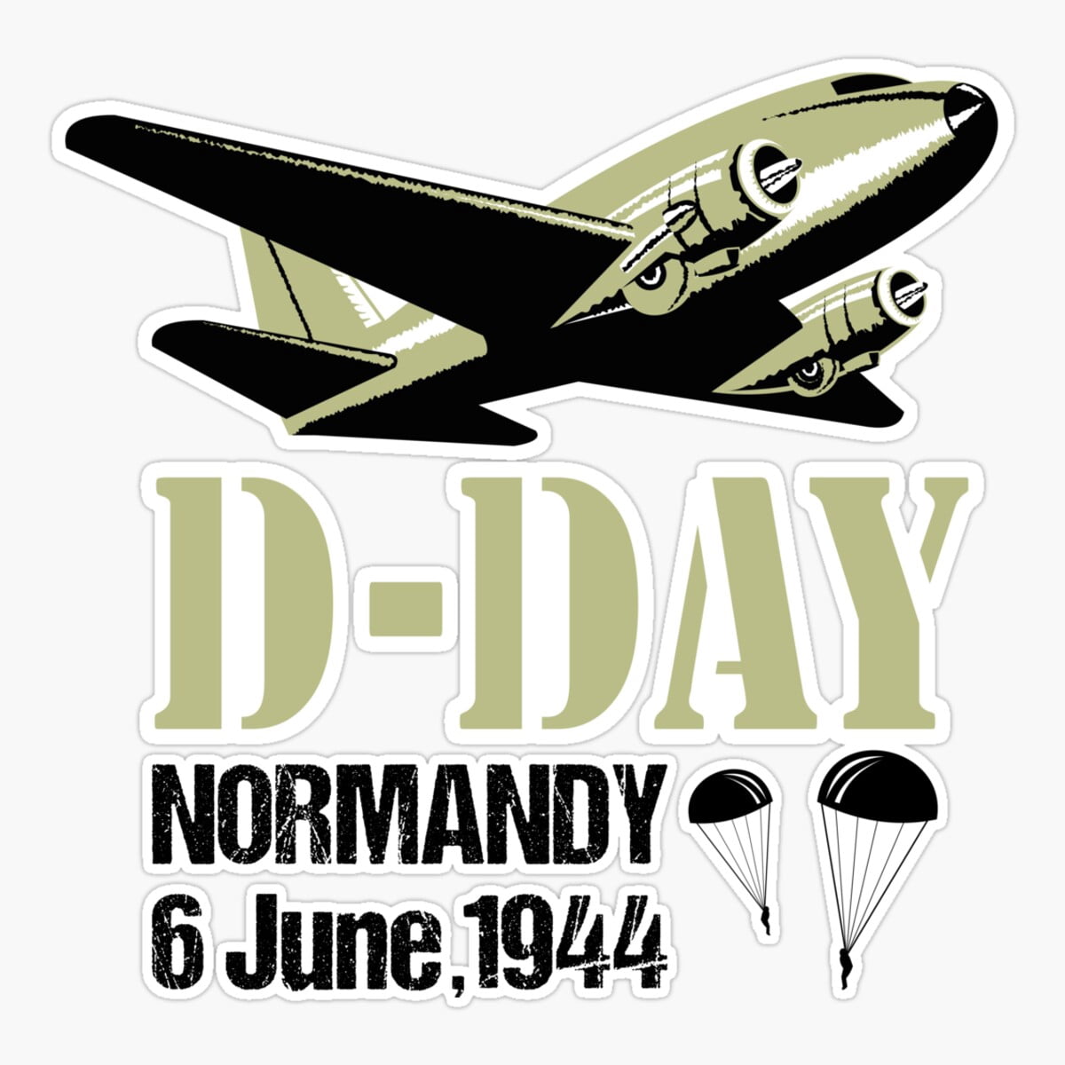 Onim D-Day Normandy Landings Invasion C-47 Dakota Skytrain Aircraft ...