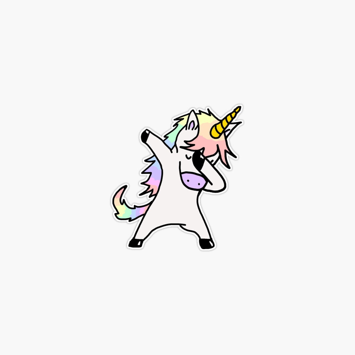 Onim Dabbing Unicorn Sticker, Phone Decal Water Bottle Stickers Car ...