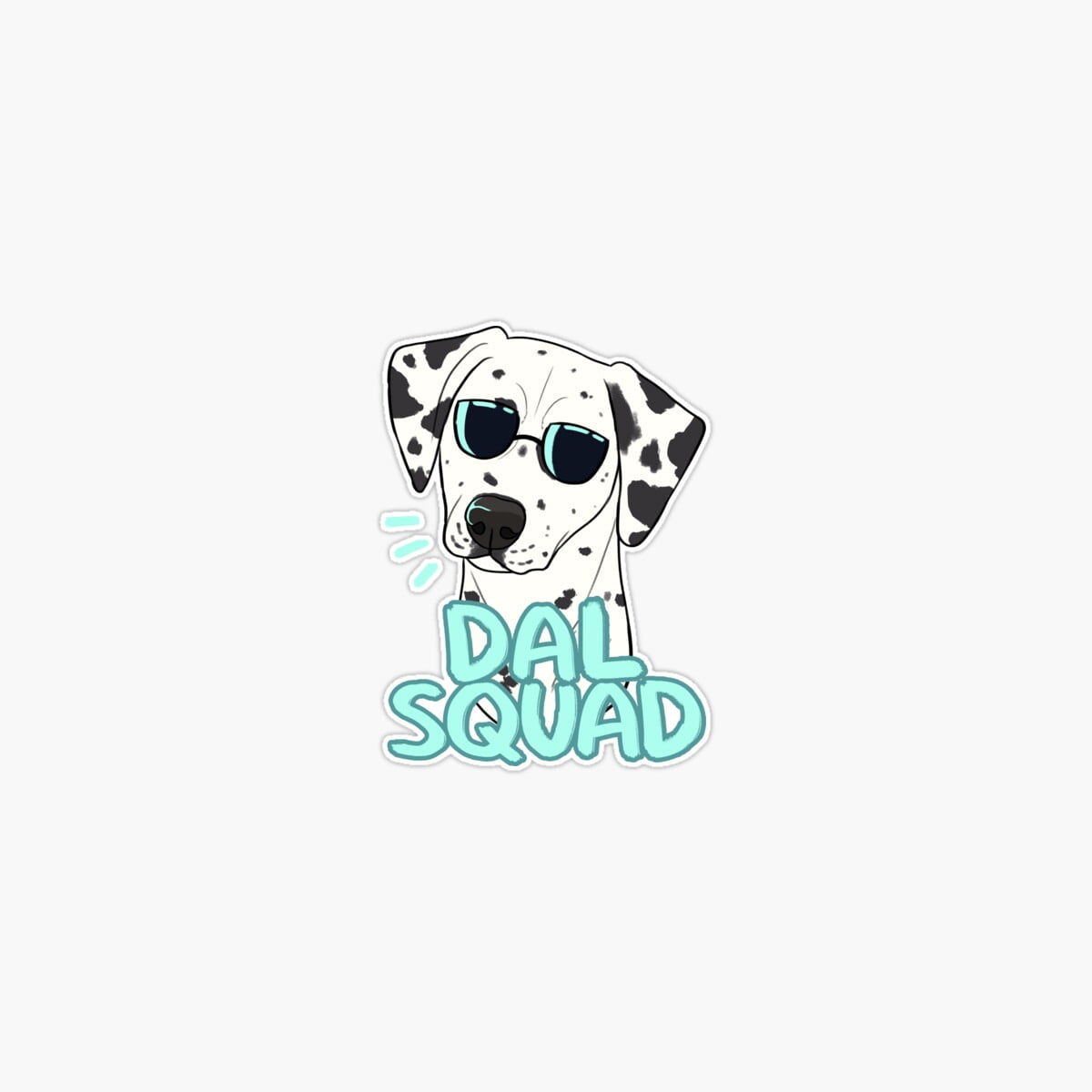 Onim Dal Squad (Black) Sticker, Phone Decal Water Bottle Stickers Car ...