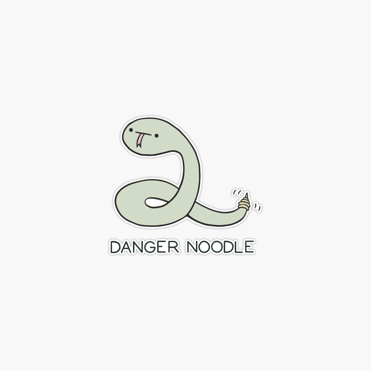 Onim Danger Noodle Sticker, Phone Decal Water Bottle Stickers Car ...