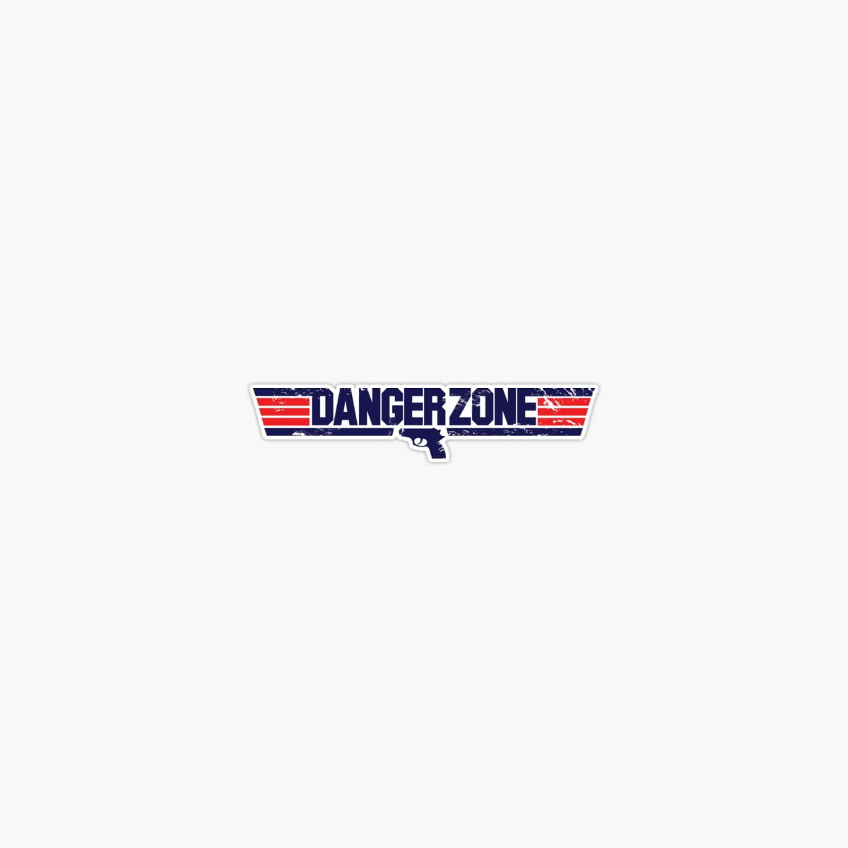 Onim Danger Zone Sticker - Walmart.com