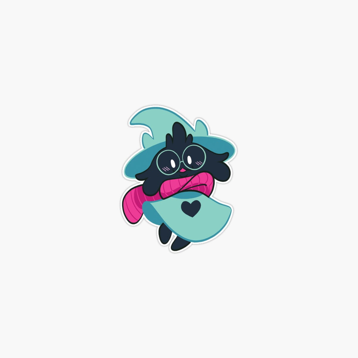 Onim Deltarune: Ralsei Sticker, Phone Decal Water Bottle Stickers Car ...