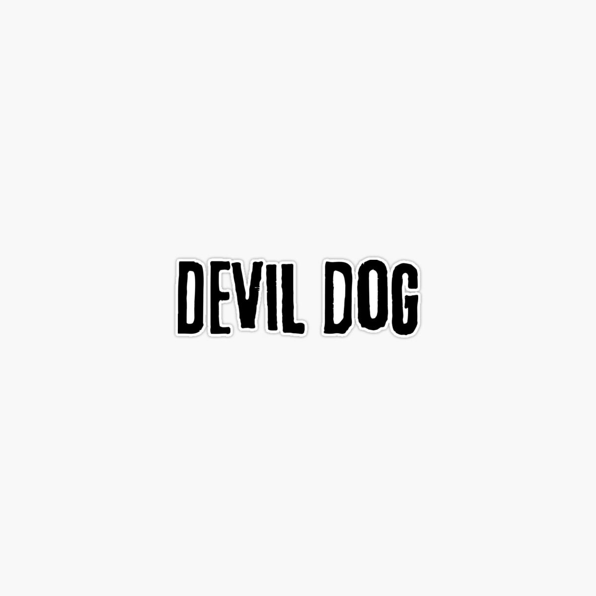 Onim Devil Dog Sticker, Phone Decal Water Bottle Stickers Car Decals, Funny Birthday Gift ...