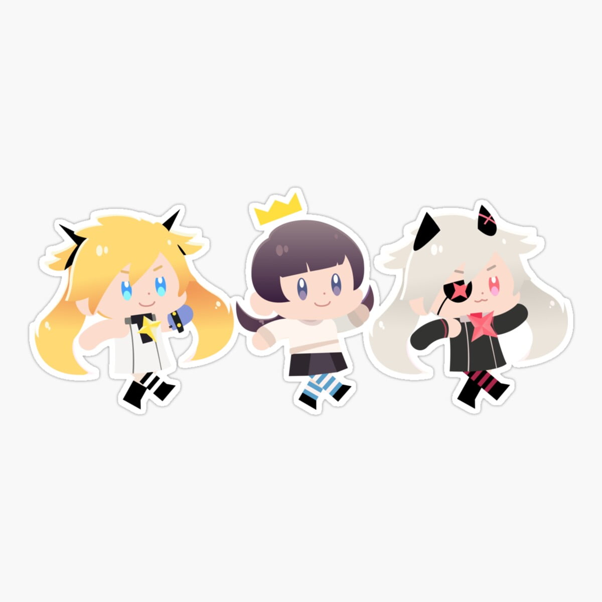 Onim Djmax Chibi Sticker, Phone Decal Water Bottle Stickers Car Decals ...