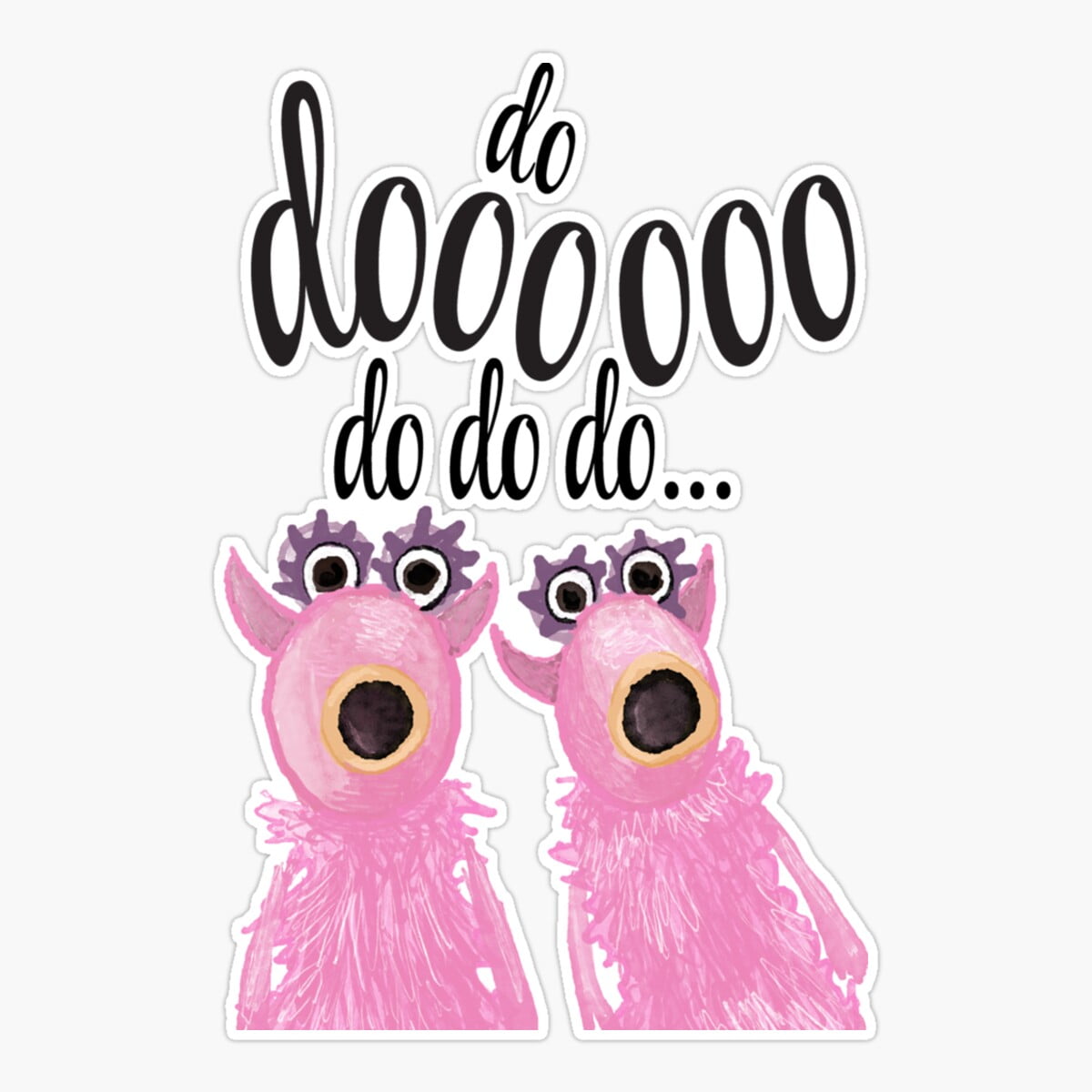 Onim Do Dooo Do Do Do - Muppets Sticker, Phone Decal Water Bottle Stickers Car Decals, Funny ...