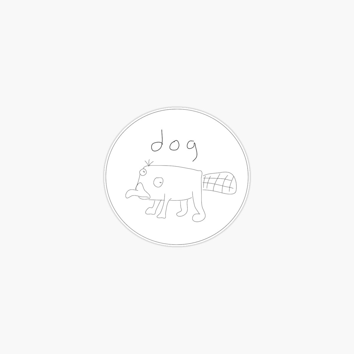 Onim Dog - Bumper Sticker / Magnet Sticker, Phone Decal Water Bottle ...