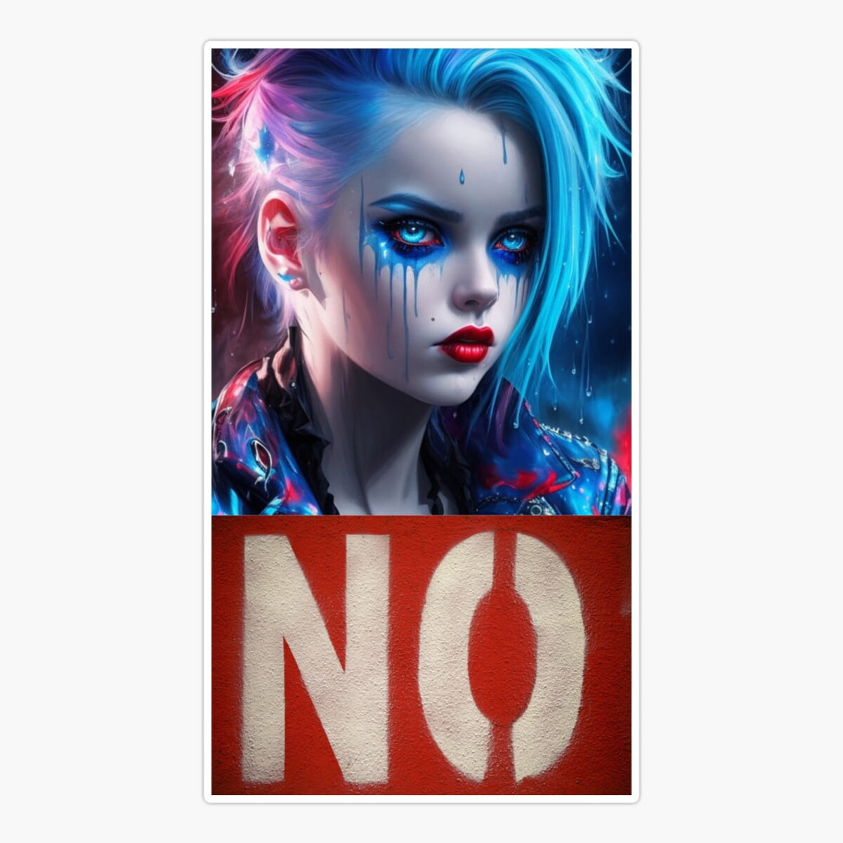 Onim Dog Paw Print With Heart Sticker, Phone Decal Water Bottle ...